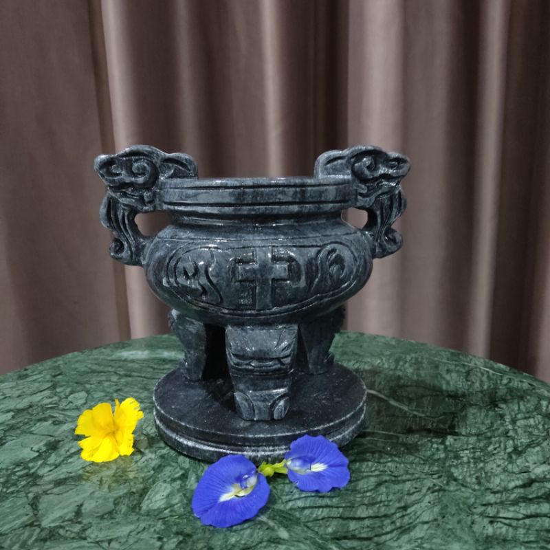 Lư Hương Bát Nhang Công Giáo Đá Đen Cao 20cm | Shopee Việt Nam