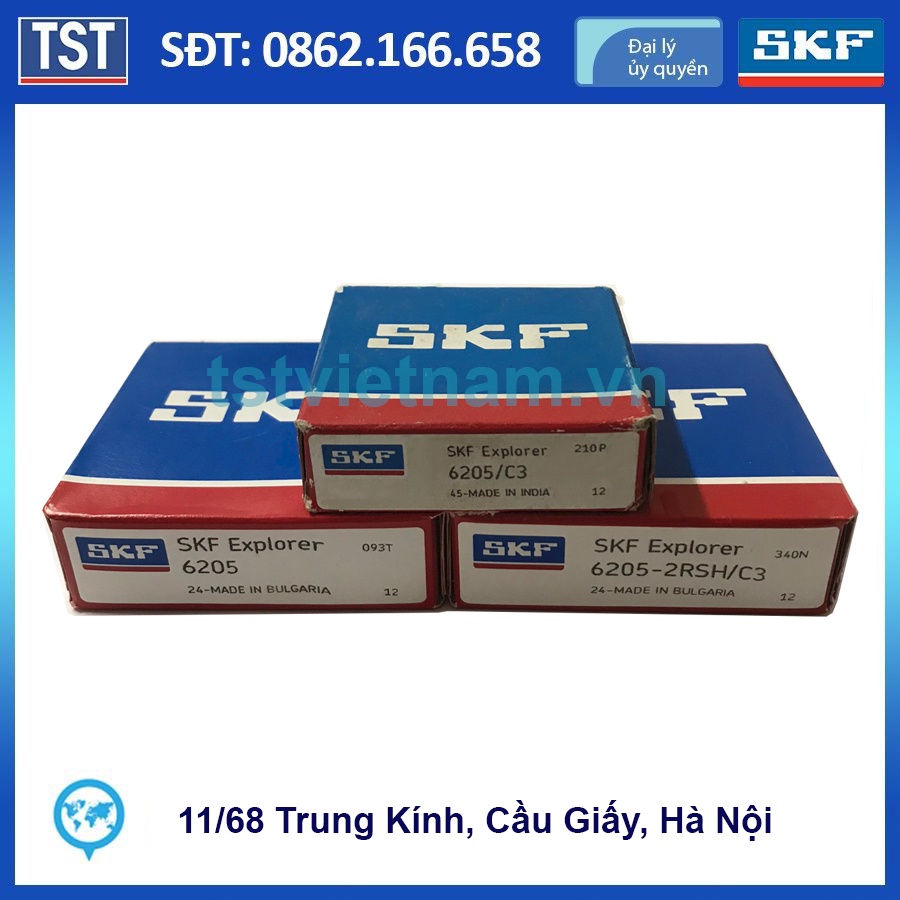VÒNG BI BẠC ĐẠN SKF CHÍNH HÃNG 6205 | Shopee Việt Nam
