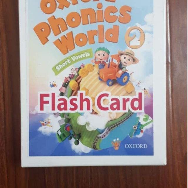 Flashcards oxford phonics world 2 2 mặt, giáo cụ dạy học | Shopee Việt Nam