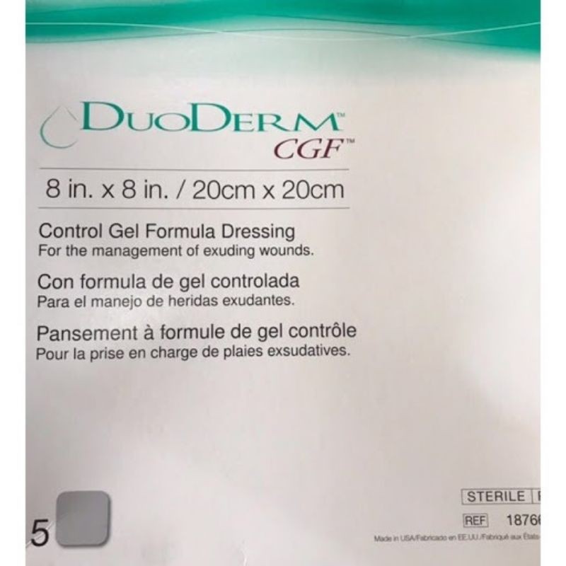 Miếng dán chống loét ConvaTec DuoDerm CGF (20 x 20cm) - loại dày ( giá ...