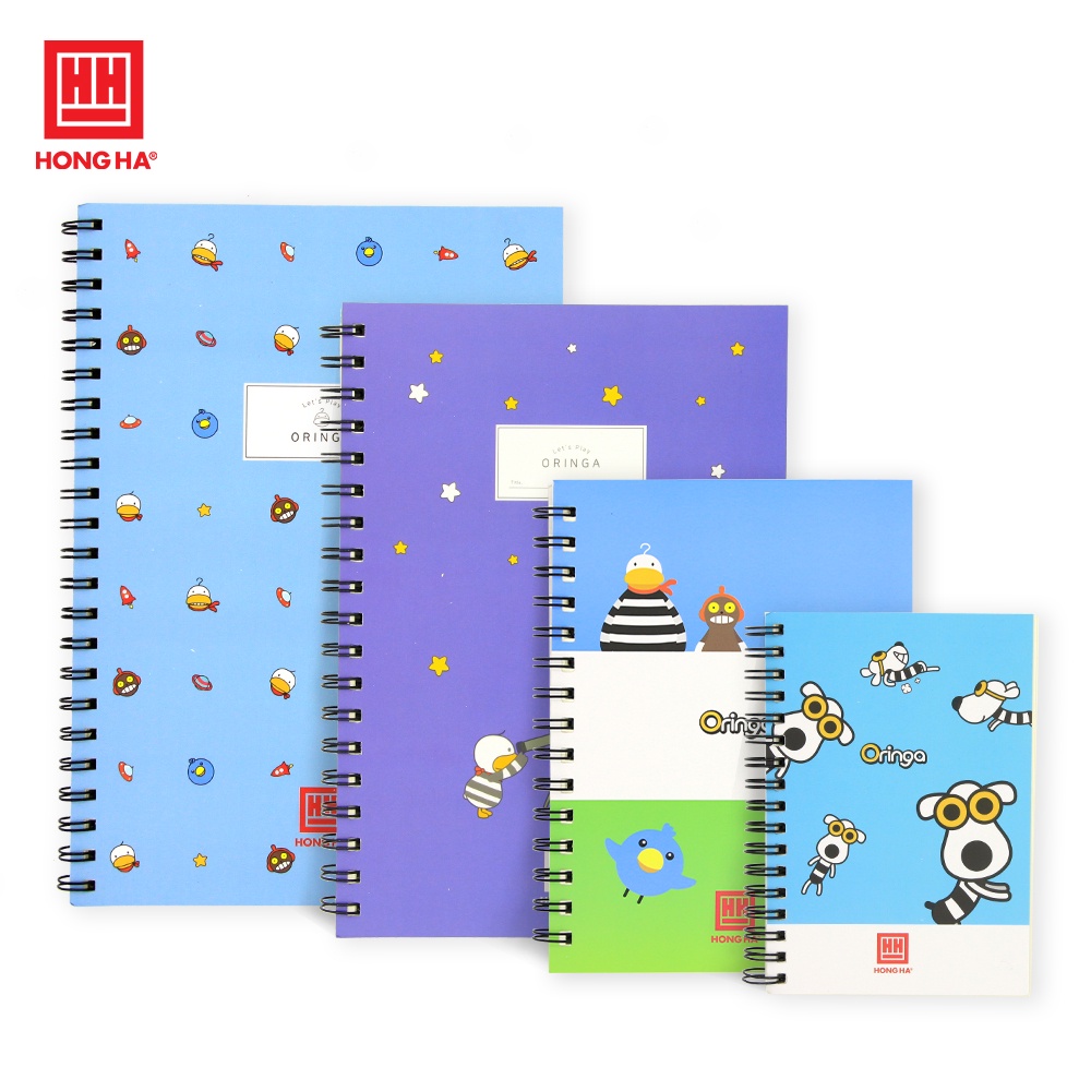 Sổ tay lò xo A4 - A6 200 trang Oringa định lượng 70gsm Hồng Hà | Shopee Việt Nam