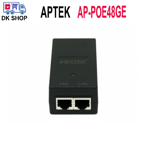Bộ Adapter Cấp Nguồn Qua Mạng APTEK AP-PoE 48-GE Gigabit Ethernet - Chính Hãng - Bảo Hành 12 ...