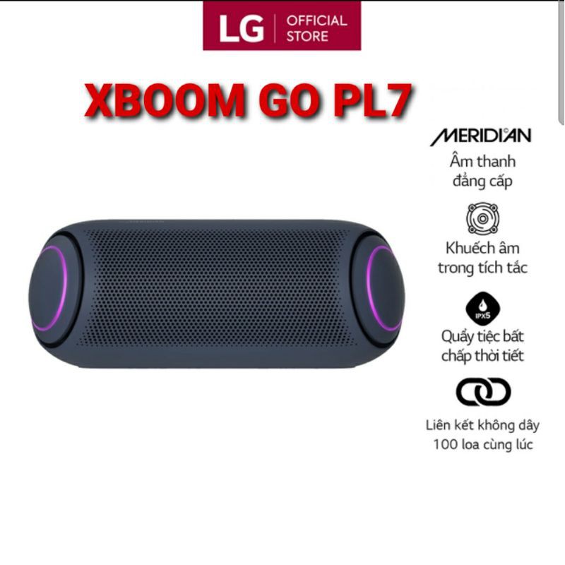 Loa Bluetooth LG XBOOM GO PL7 30W Hàng Chính Hãng BH 12 Tháng | Shopee ...