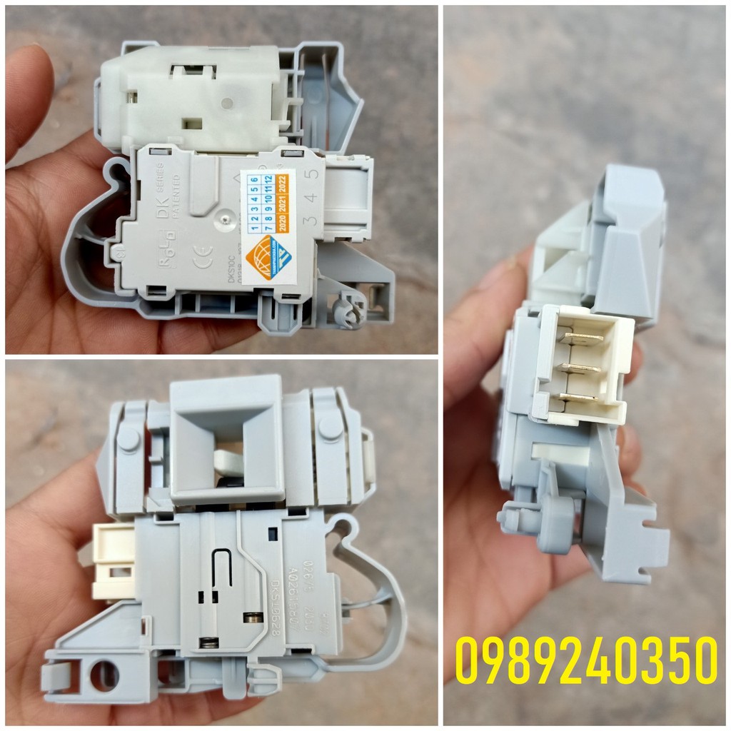 Công tắc khóa cửa máy giặt Electrolux EWF 10844 chính hãng | Shopee ...