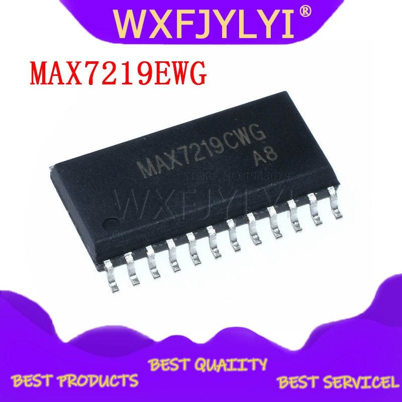 Max7219ewg Sop24 Max7219 Sop Smd Xà phòng mới và Ic điện tử 5 chiếc ...