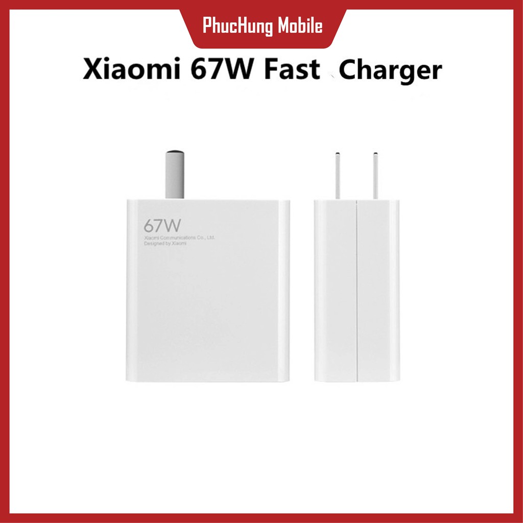 Bộ Sạc nhanh Xiaomi chính hãng 33w, 55w, 67w | Shopee Việt Nam