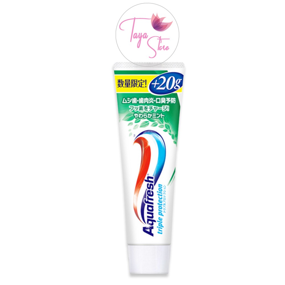 Kem Đánh Răng Aquafresh Triple Protection 140g Nhât Bản Tặng Thêm 20g | Shopee Việt Nam