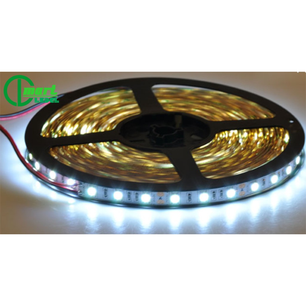 Cuộn Led Dây Dán Màu Trắng 12V Không Keo | Shopee Việt Nam