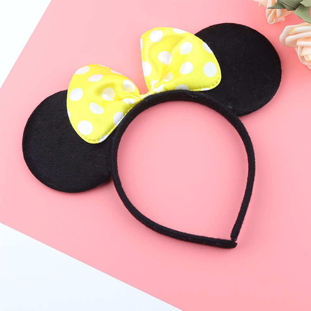Băng đô cài tóc hình tai chuột Mickey thời trang nhiều màu cho bé gái ...