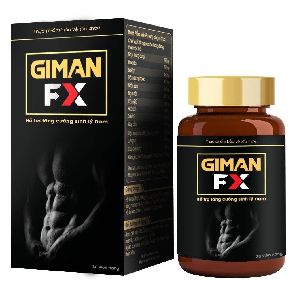 Viên sinh lý GIMAN FX bổ thận tráng dương ,tăng cường sinh lý nam giới ...