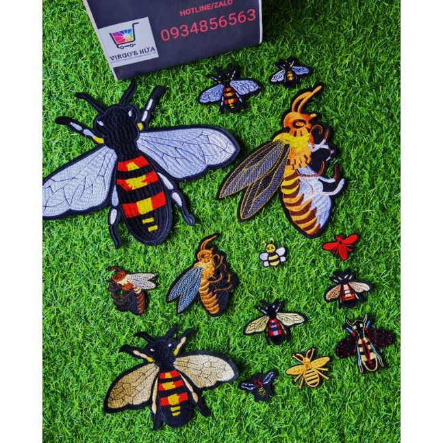Sticker/Logo/Huy Hiệu Hình Con Ong Các Mẫu Dùng Trong Trang Trí Quần Áo ...