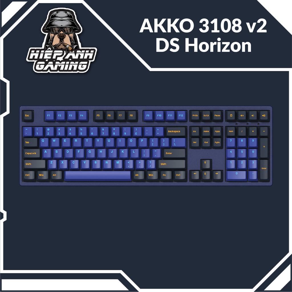 Bàn phím cơ AKKO 3108 v2 DS Horizon | Hàng chính hãng bảo hành 12 tháng ...
