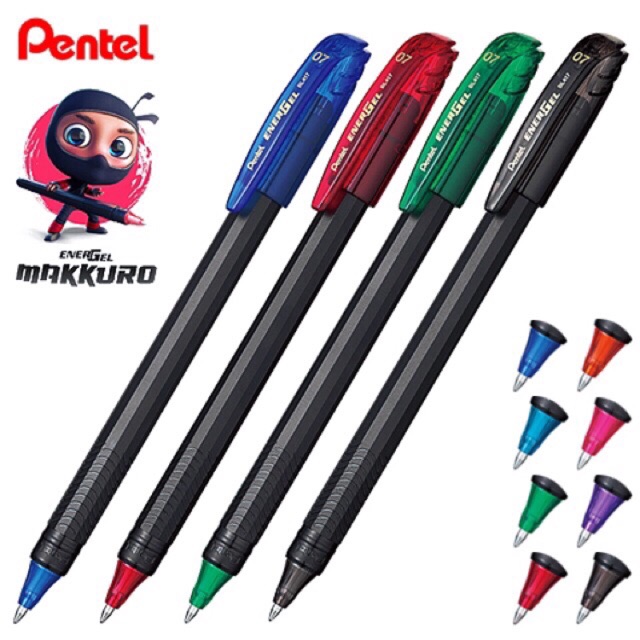 Bút Bi Nước Mực Gel Nhật Bản Pentel Energel BL417 | 12 Màu Mực | Ngòi 0 ...