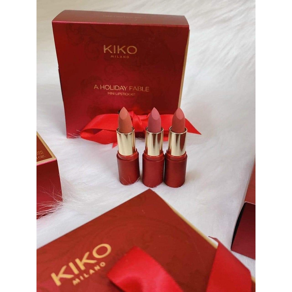 [HÀNG NỘI ĐỊA Ý] Set son mini Kiko Milano | Shopee Việt Nam