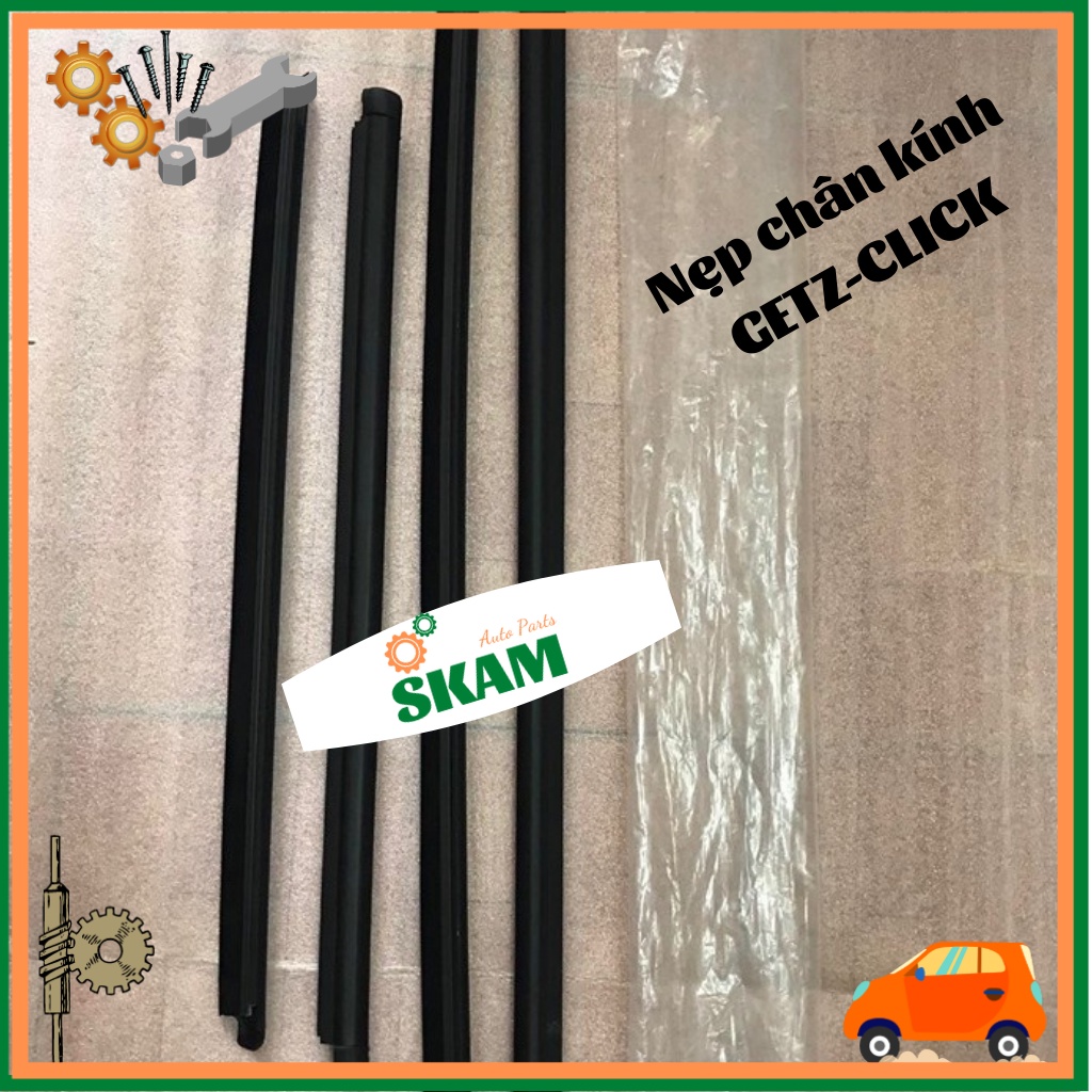 Bộ 4 nẹp chân kính HYUNDAI GETZ, CLICK chính hãng, MSP: 822101C001 ...
