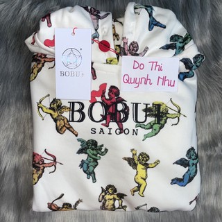 [chính hãng 100%] ÁO HOODIE BOBUI - 100 ANGEL TRẮNG | Shopee Việt Nam