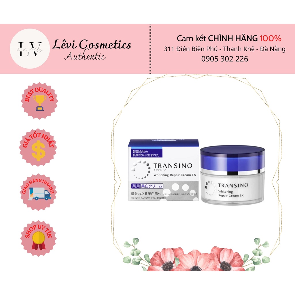 [CHÍNH HÃNG] kem dưỡng đêm transino whitening repair cream 35G – nhật bản | Shopee Việt Nam