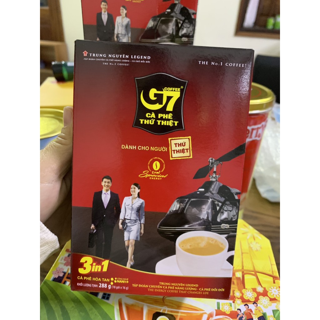 CÀ PHÊ G7 THỨ THIỆT 288G 18 goi x 16g | Shopee Việt Nam