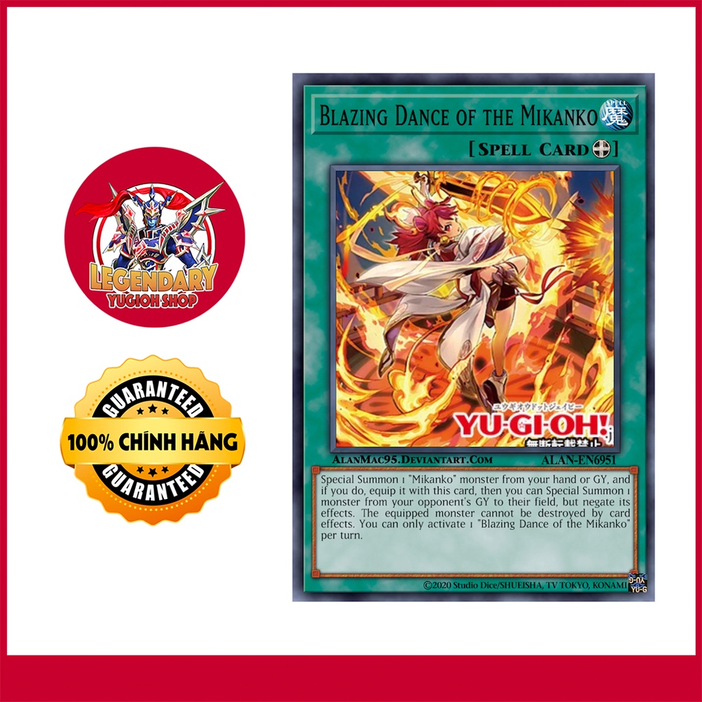 [Thẻ Bài Yugioh Chính Hãng] Mikanko Fire Dance | Shopee Việt Nam