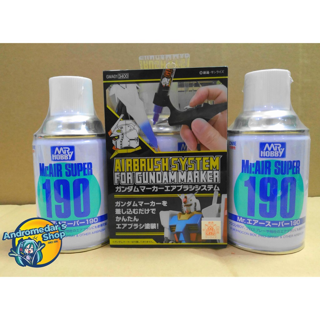 [Mr Hobby] Bộ dụng cụ sơn bút Gundam Marker Airbrush (GMA01) | Shopee Việt Nam