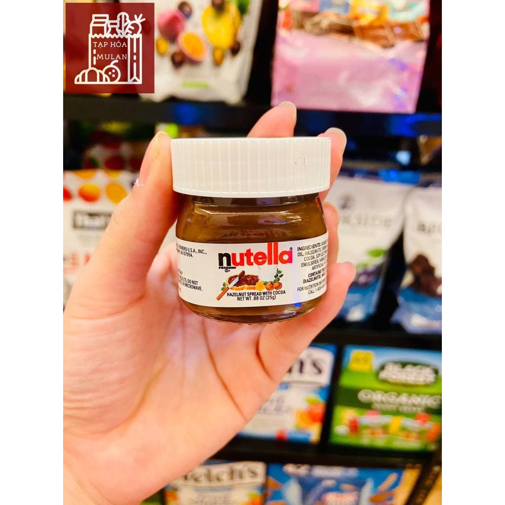 Sốt socola hạt phỉ Nutella - hủ Mini 25g Date 11/8/2022 | Shopee Việt Nam