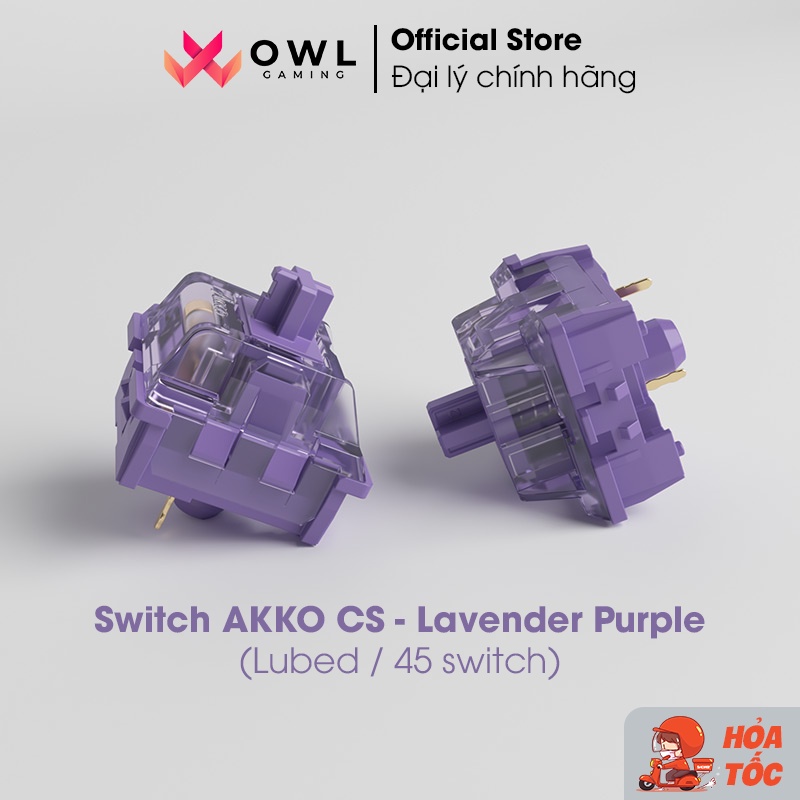 Bộ switch AKKO CS - Lavender Purple (Lubed / 45 switch) | Shopee Việt Nam