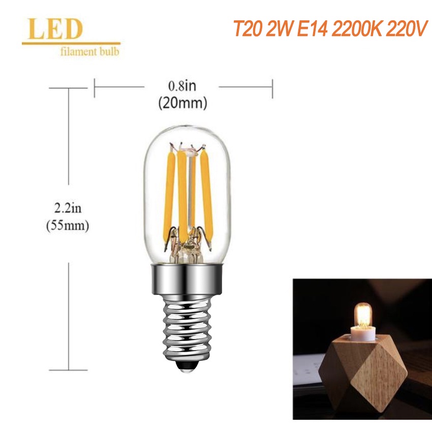 [Mã CLS2404A giảm 30k đơn 150k] Bóng Đèn Led Trang Trí Trần Nhà 0.5 W 1W 2W E12 E14 110V 220V ...