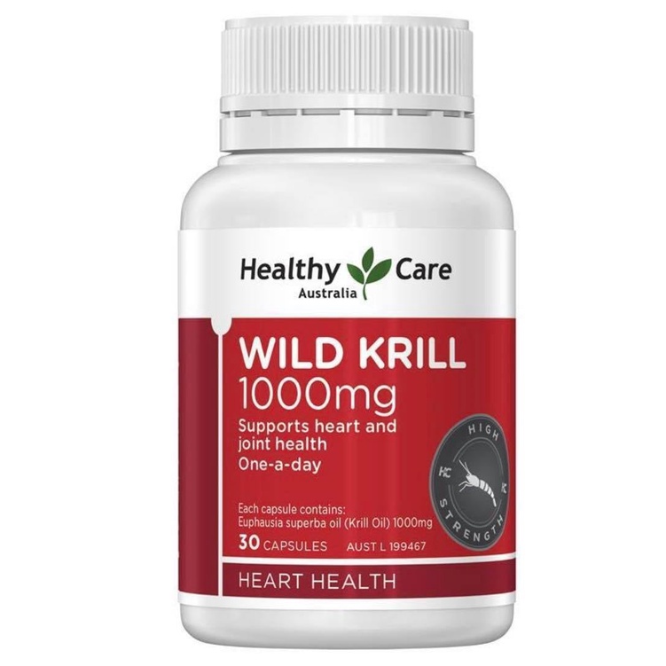 Dầu Nhuyễn Thể Healthy Care Wild Krill 1000mg 30 Capsules | Shopee Việt Nam