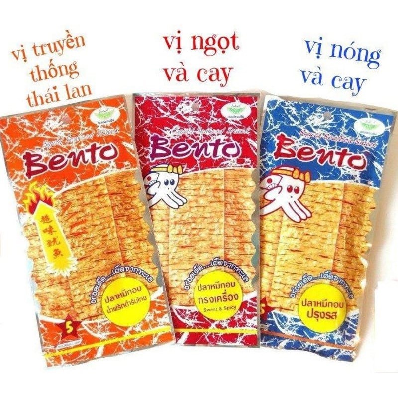 Snack mực tẩm Bento 5g & 4g | Shopee Việt Nam