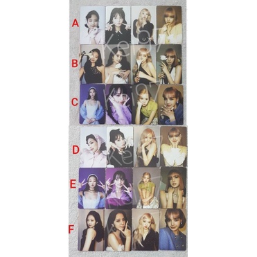[CÓ SẴN - OFFICIAL] PHOTOCARD BLACKPINK WELCOMING COLLECTION 2022 | Shopee Việt Nam