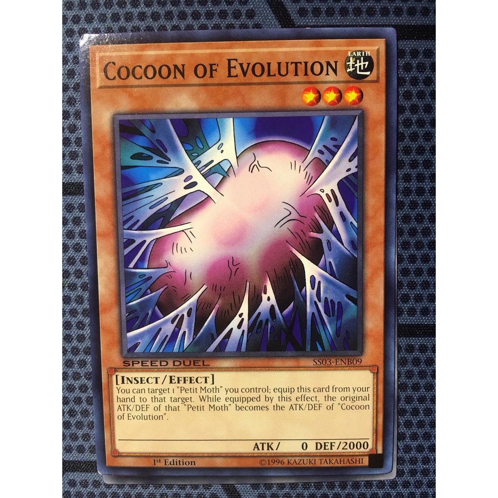 Lá bài speed duel - Cocoon of Evolution - SS03-ENB09 - Common 1st ...