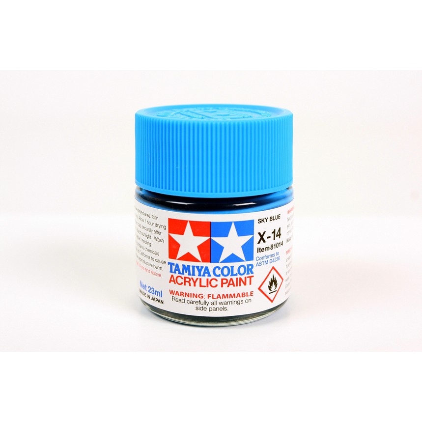 Sơn mô hình gốc nước (Acrylic Paint) TAMIYA X1 X2 X3 X4 X5 X6 X7 X8 X9 ...