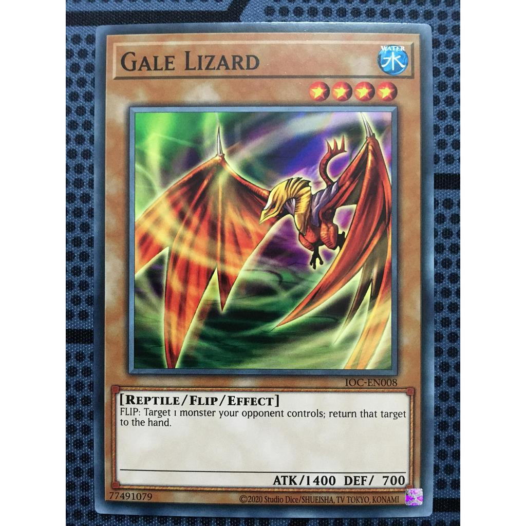 Bài yugioh thời đầu duel monster - Gale Lizard - IOC-EN008 - Common ...