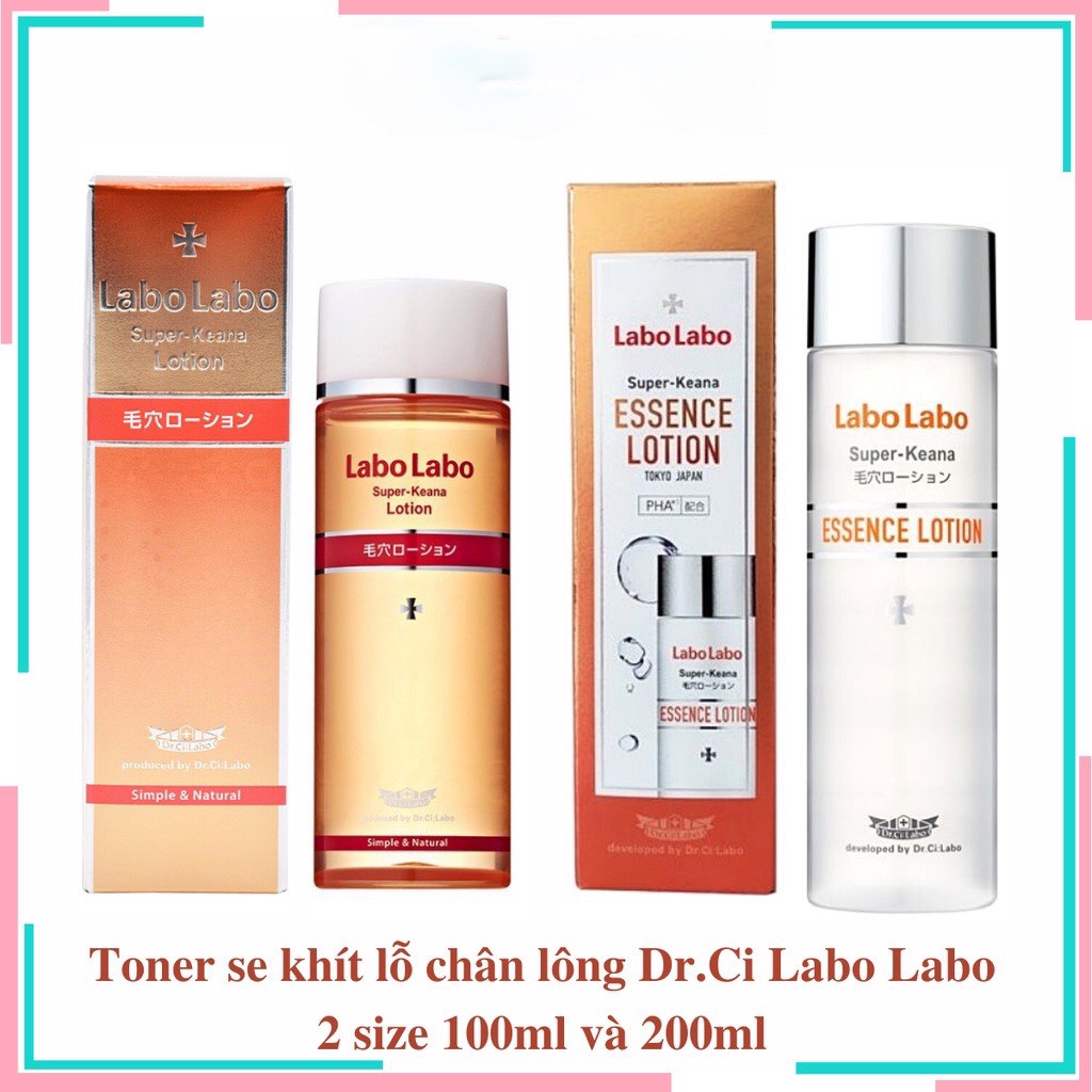 [Mẫu Mới +100ml] Labo Labo Nước hoa hồng se khít lỗ chân lông, làm sạch chuyên sâu - Toner Labo ...