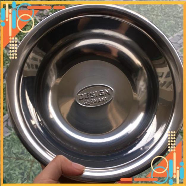 [GIÁ TỐT] Thau inox 22cm (để vừa vòng xe đẩy inox) | Shopee Việt Nam