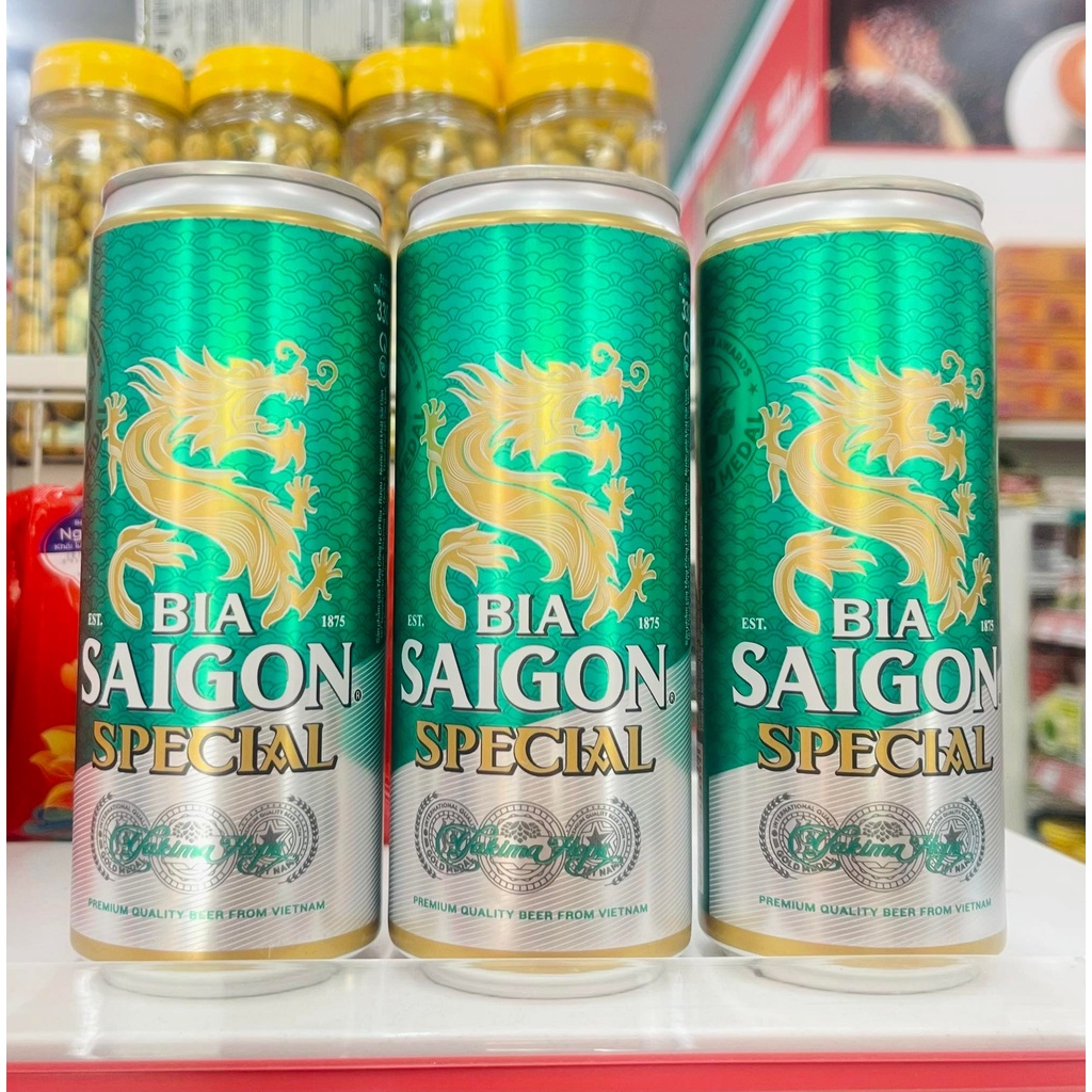 Combo 6 Lon bia Sài Gòn Special 330ml | Shopee Việt Nam