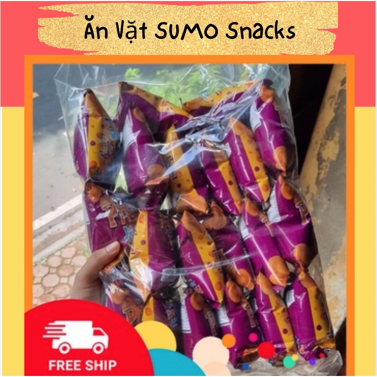 Bịch 20 gói Bim Bim Oishi Phomat Miếng 8g-Ăn Vặt Sumo Snack | Shopee Việt Nam