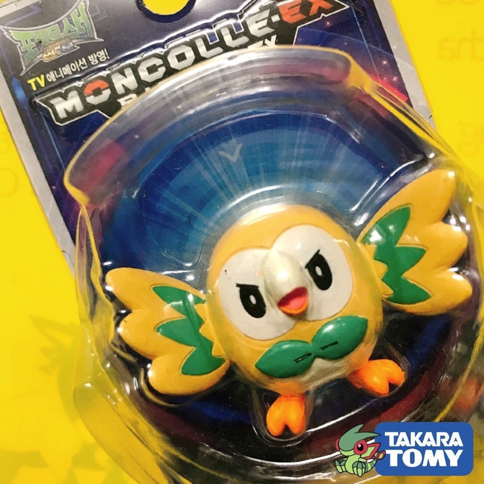 Mô Hình Pokemon Rowlet (Asia Ver.) chính hãng Takara TOMY Standard Size ...