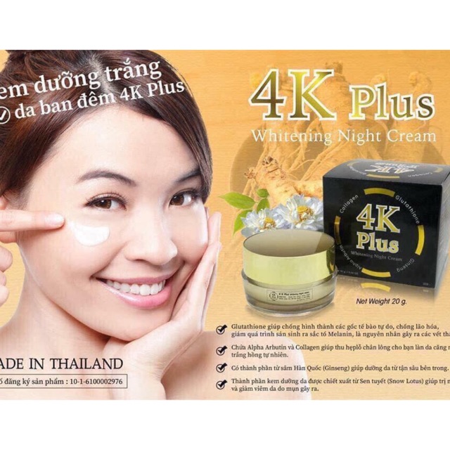 Kem 4K plus Thái Lan | Shopee Việt Nam