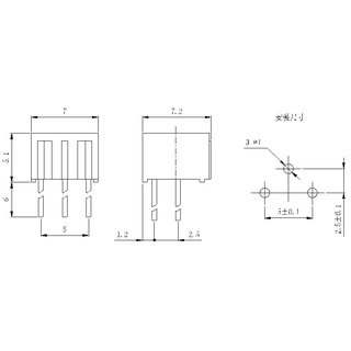 Biến Trở Vuông 3362P Chiết áp nhựa vuông 3362 P Triết áp 501 102 502 ...