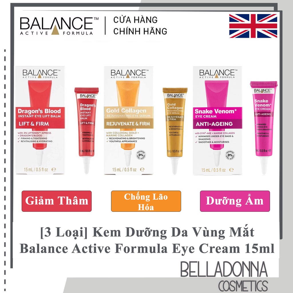 [CHÍNH HÃNG] Kem Dưỡng Da Vùng Mắt Balance Eye Cream 15ml | Shopee Việt Nam