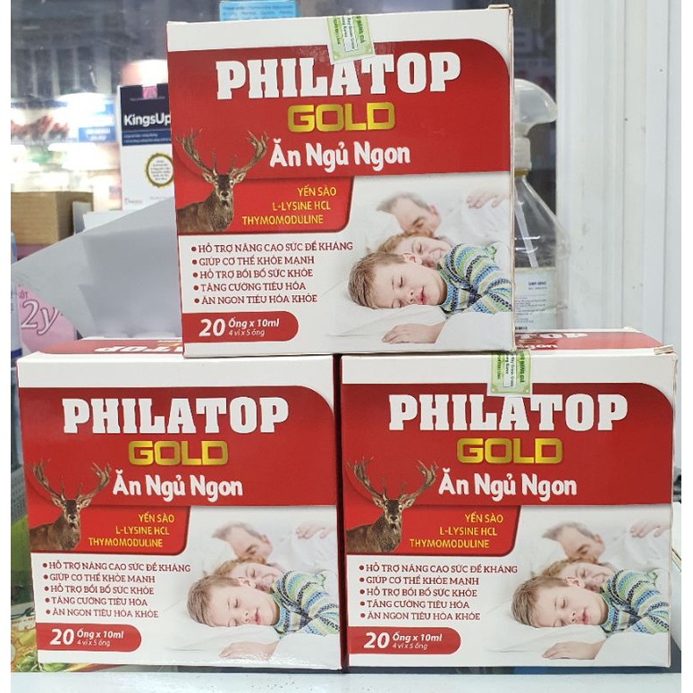 Combo 3 Hộp Phylatop ( Philatop) Gold Ăn Ngủ Ngon - Hộp 20 ống | Shopee ...