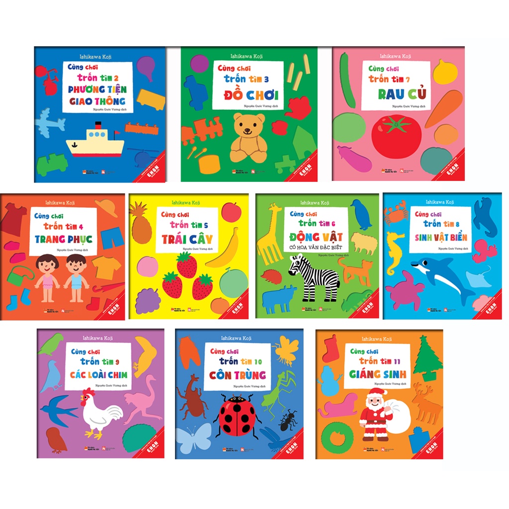 Sách - Cùng chơi trốn tìm bộ 10 cuốn (tập 2-tập 11) | Shopee Việt Nam