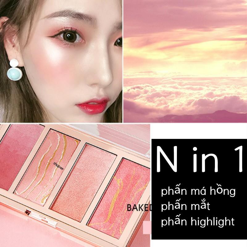 Phấn má hồng highlight/ má hồng dạng kem/ Powder blush/ Highlight ...