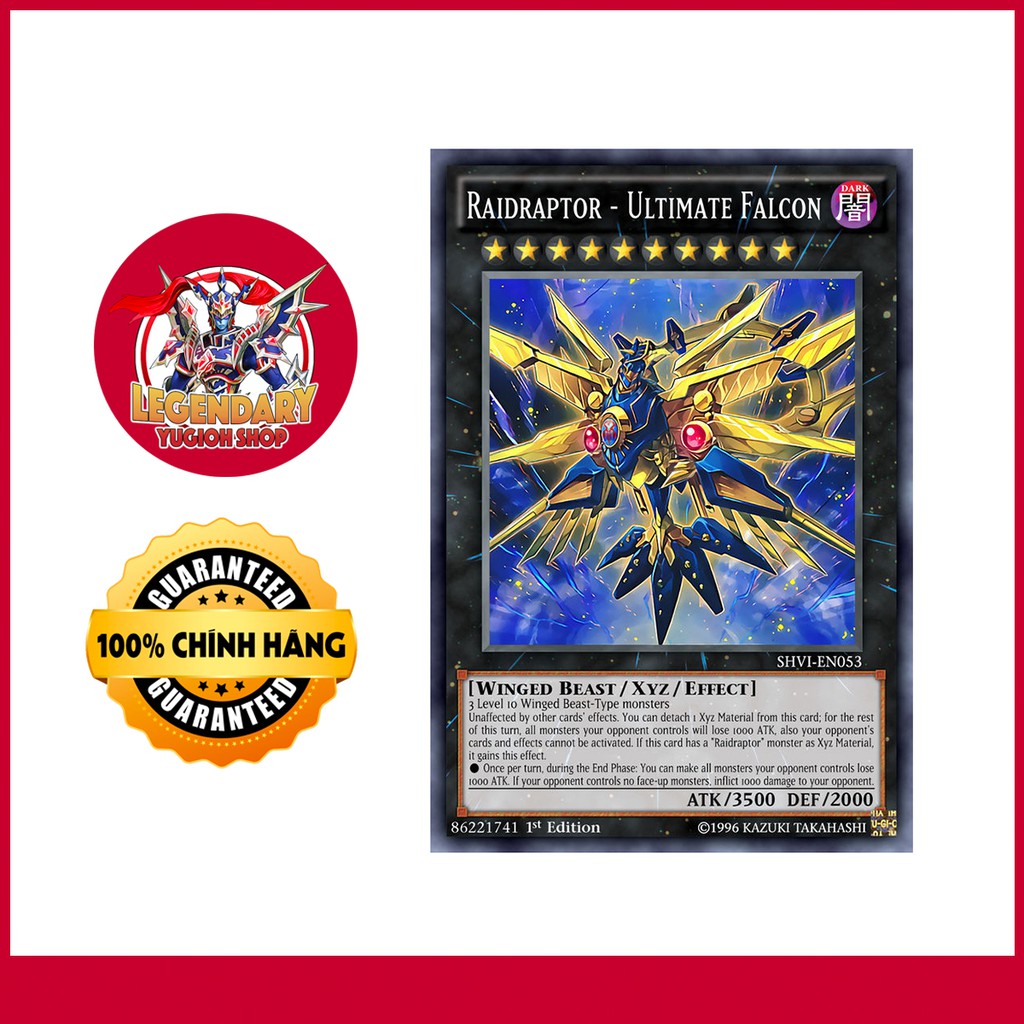 [Thẻ Bài Yugioh Chính Hãng] Raidraptor - Ultimate Falcon | Shopee Việt Nam