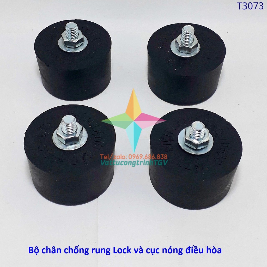 Bộ 4 chân kê chống rung lock và cục nóng điều hòa | Shopee Việt Nam