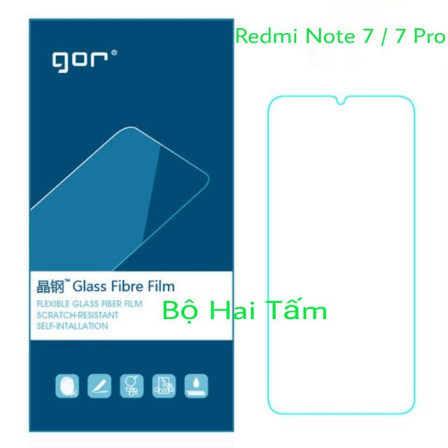 Bộ hai cường lực dẻo Redmi Note 7 / Note 8 / Note 8 Pro / Note 7 Pro hiệu Gor cao cấp | Shopee ...