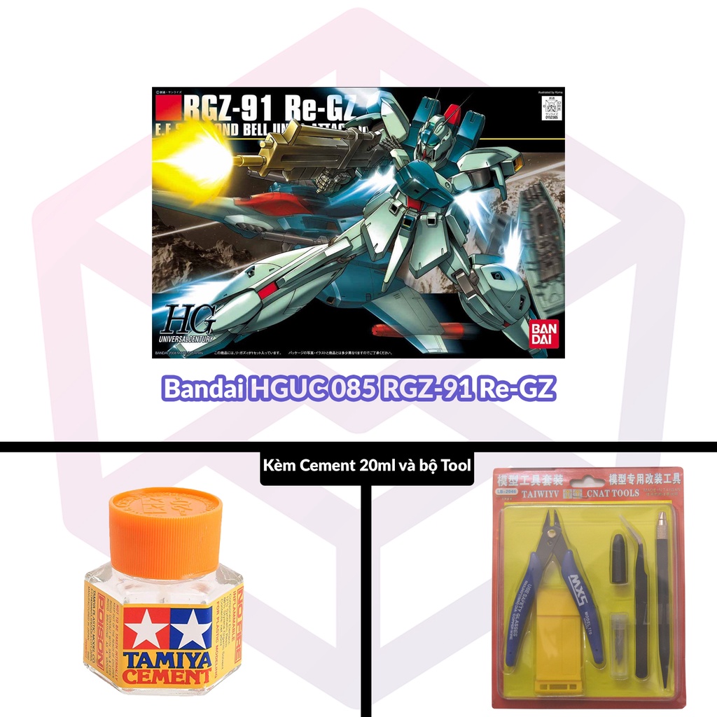 Mô hình Gundam Bandai HG UC 085 RGZ-91 Re-GZ 1/144 Gundam Char’s Counterattack [GDB] [BHG ...