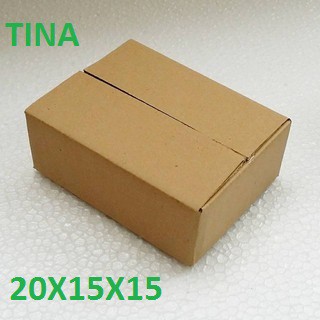 Thùng Carton 20x15x15 cm 40Hộp carton Giấy | Shopee Việt Nam