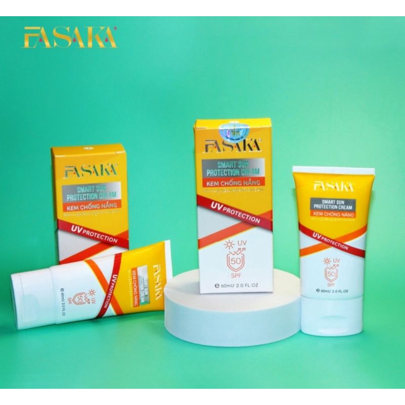 Kem chống nắng FASAKA kiểm soát bóng nhờn SPF50/PA ++++ 60ML | Shopee ...